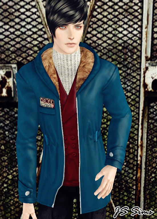 [JS SIMS 3] Fur Trimmed Parka For Male (Outerwear)－JS SIMS｜痞客邦