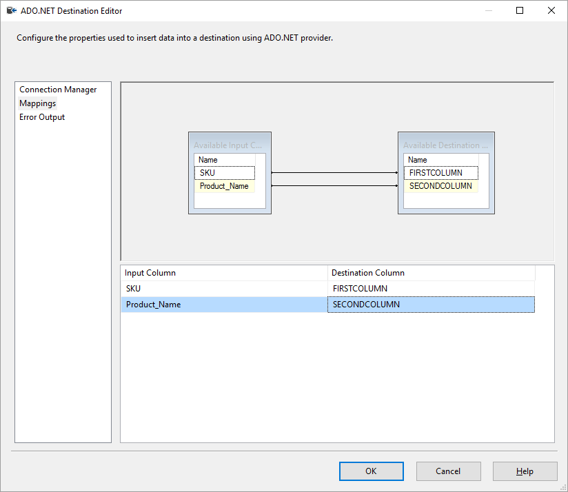 Realized Design: EXASOL - Using SSIS to load our Data Warehouse