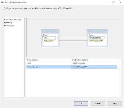 Realized Design: EXASOL - Using SSIS to load our Data Warehouse