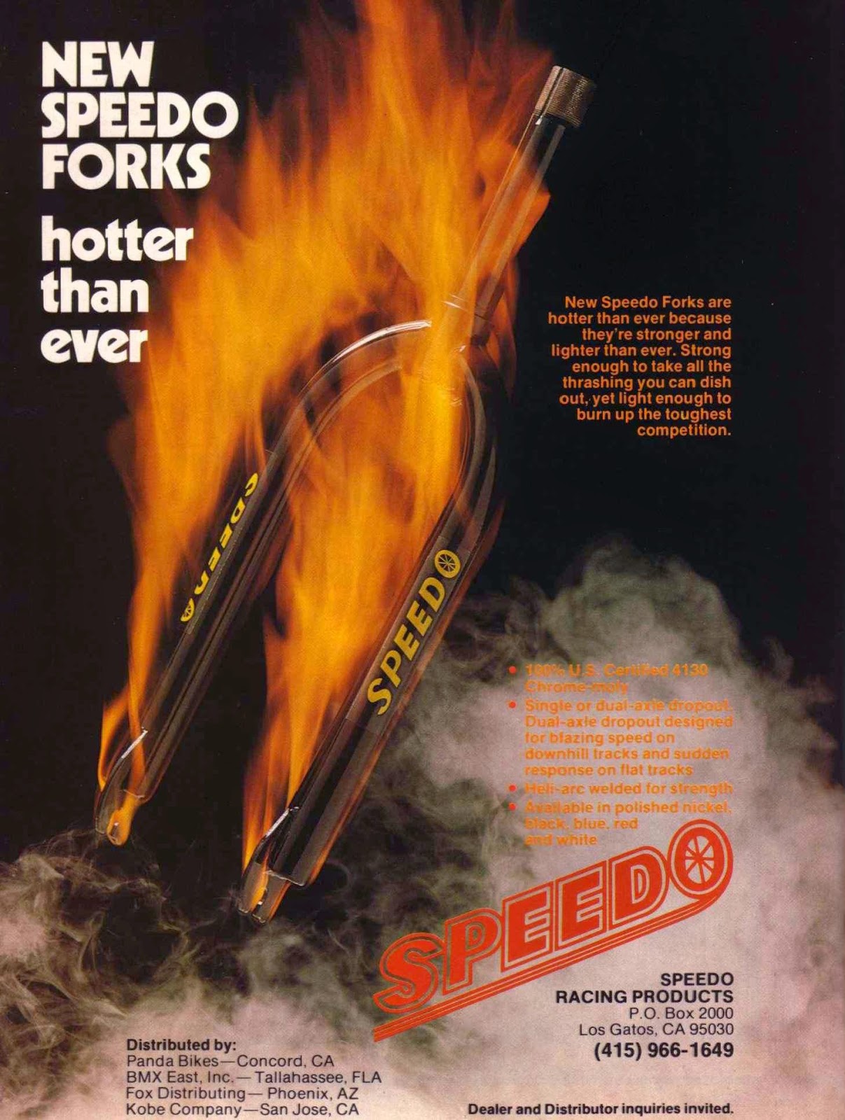 Speedo Racing Products Speedo Single Dropout Forks