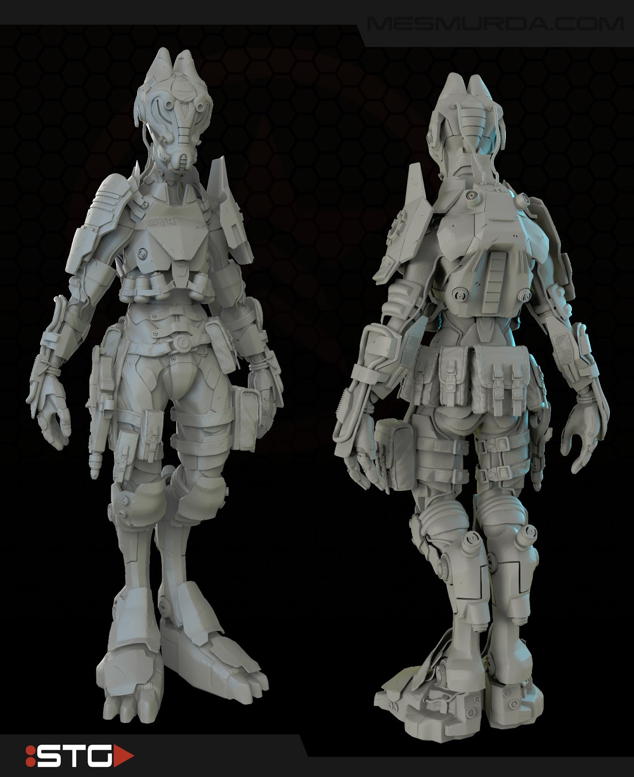 mesmurda: Salarian STG, Mass Effect