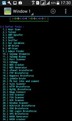 Goblok-Toolkit Tools Android Hacking - CowoKerensTeam