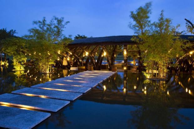 ABES-SP: Vietnamitas usam bambu para construir restaurante luxuoso