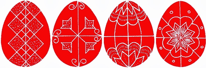 MENTŐÖTLET - kreáció, újrahasznosítás: Írott tojás minták