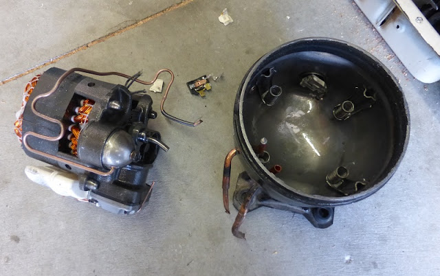 Taking Apart a Refrigerator Compressor | Greens and Machines