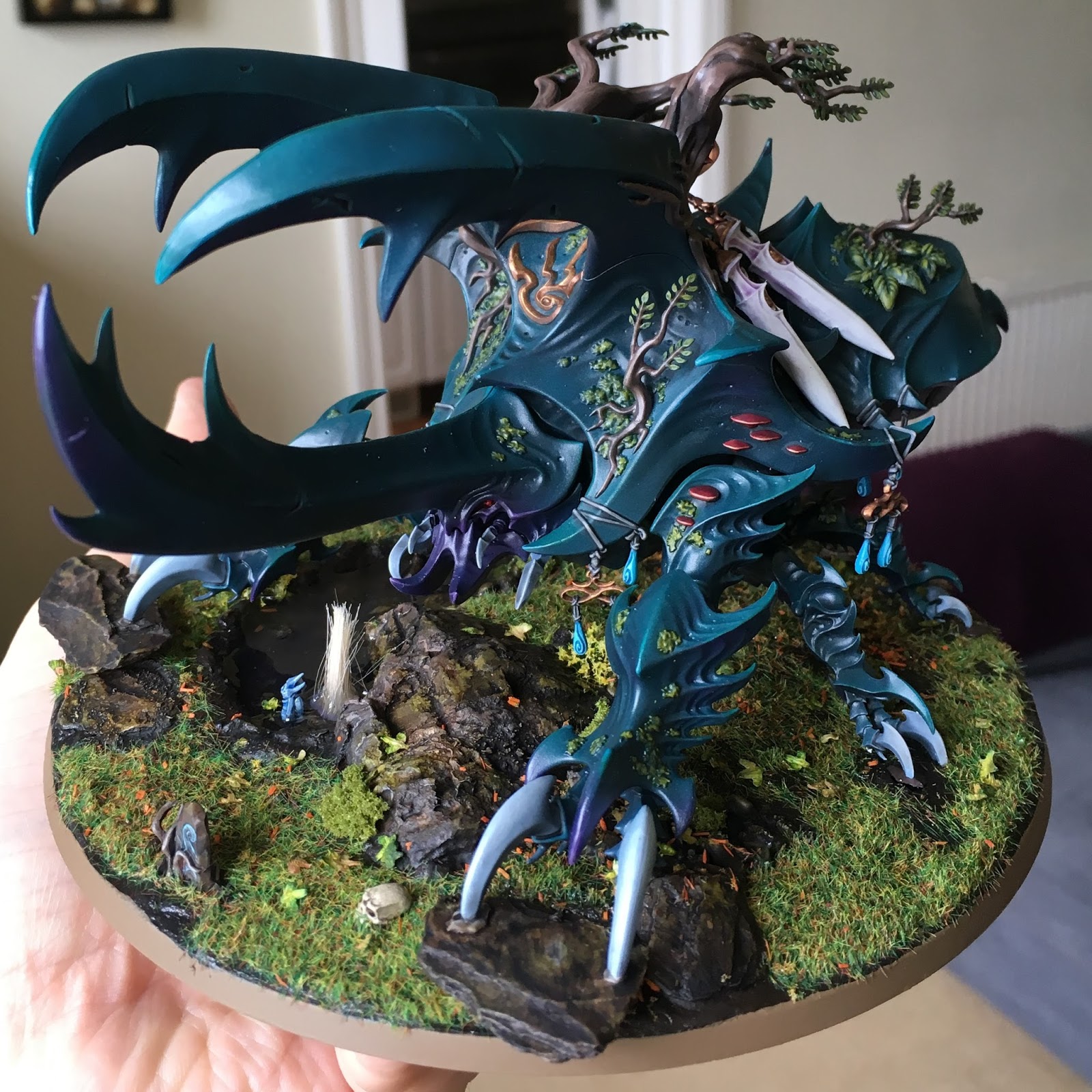Banjo Unchained: Sylvaneth Alarielle and Wardroth Beetle Base