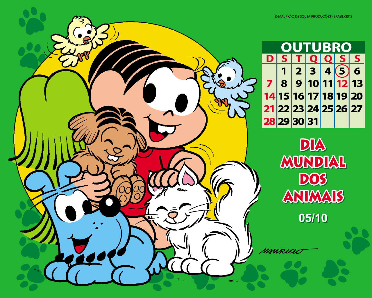 Colcha de Saberes: Outubro - Calendário de Datas Comemorativas