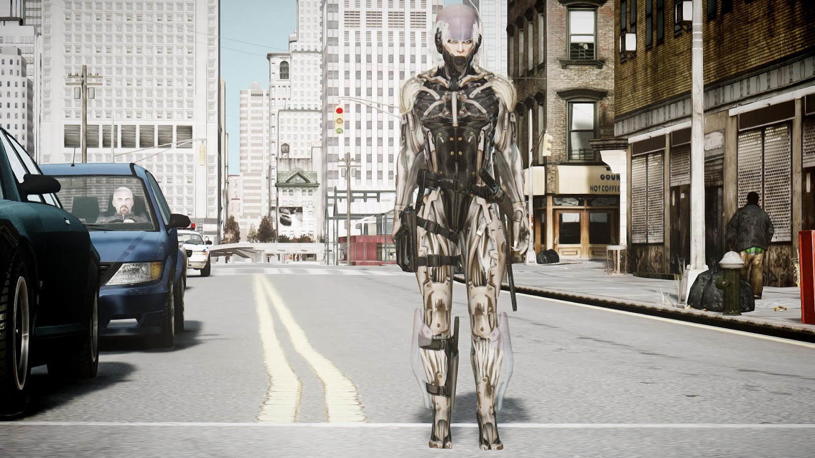 GTA 5,GTAV,GTA IV Mods and Skins: GTA 4 MODS : Metal Gear Solid 4 Raiden