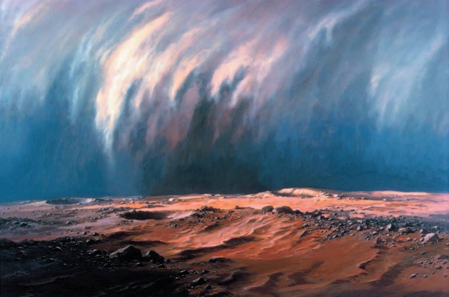 Martian landscapes by Ludek Pesek | human Mars