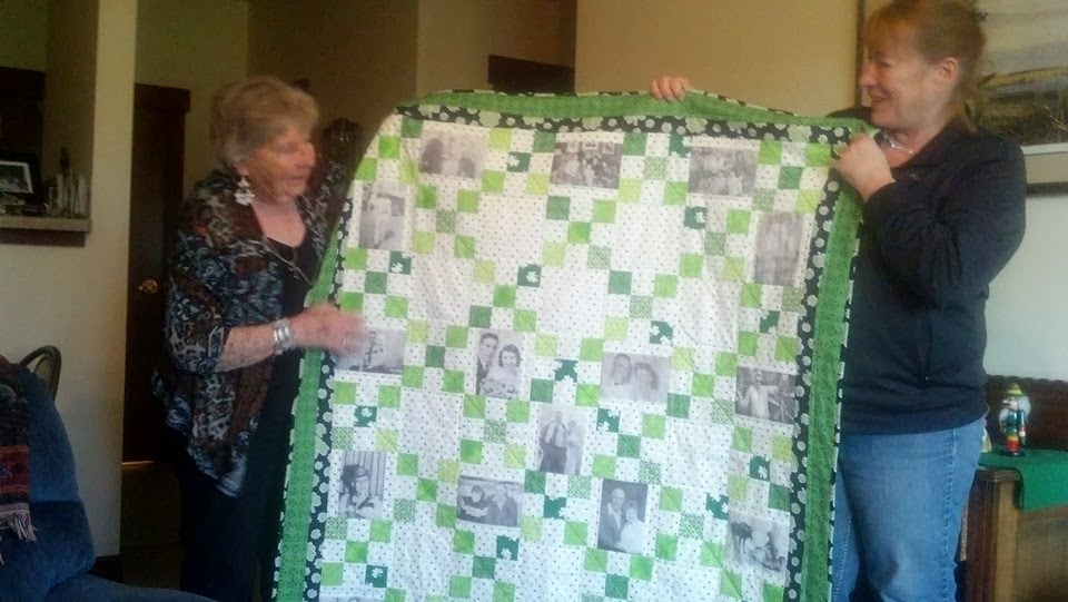 de Jong Dream House: Quilt #9: Irish Chain Memory Quilt