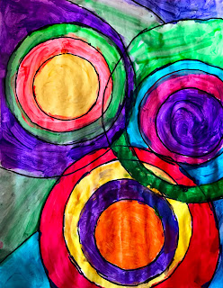 SONIA DELAUNAY ABSTRACT PAINTINGS