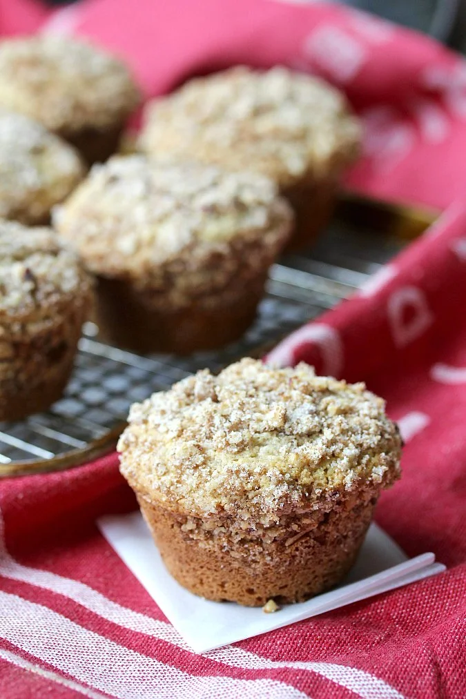 Coffee Cake Muffins | Karen's Kitchen Stories