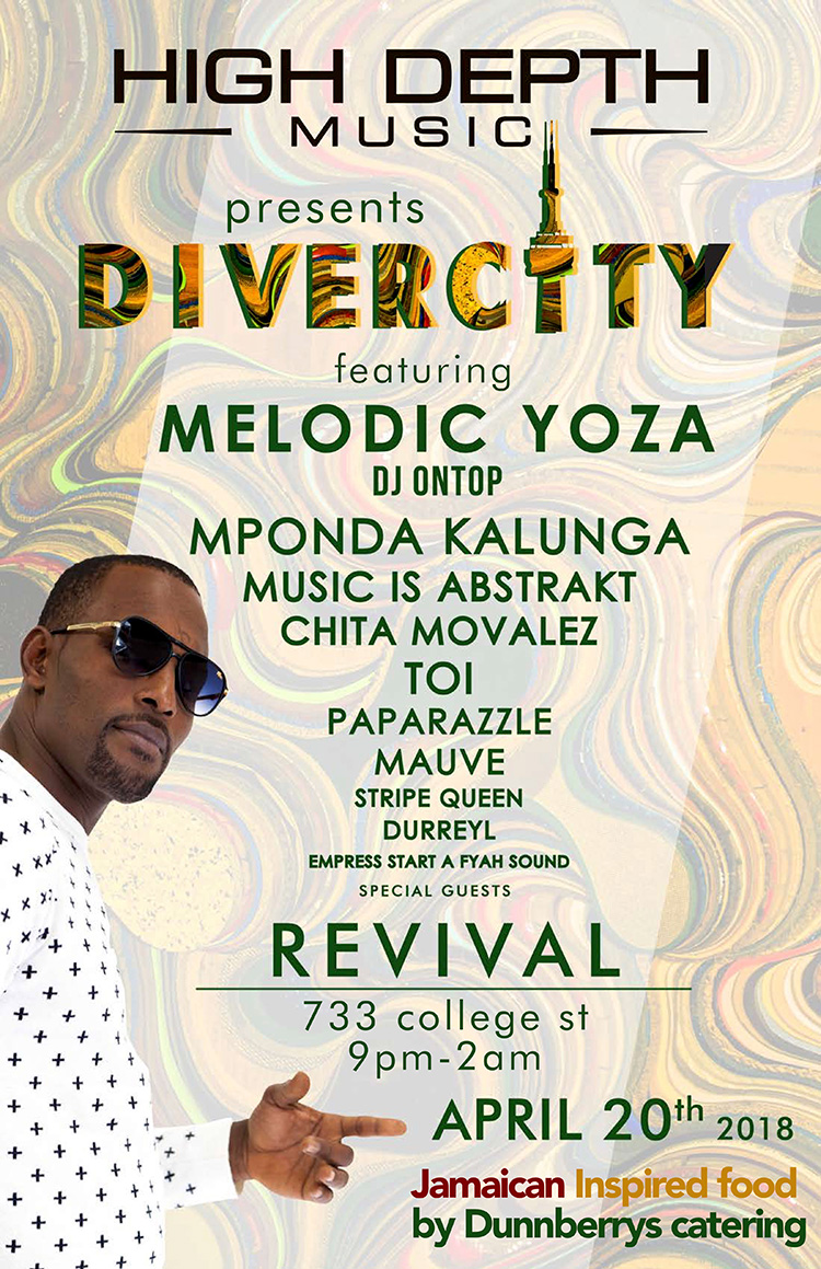 C.A. Confidential: Divercity @ Revival Bar, Toronto, ON - Fri Apr 20th!