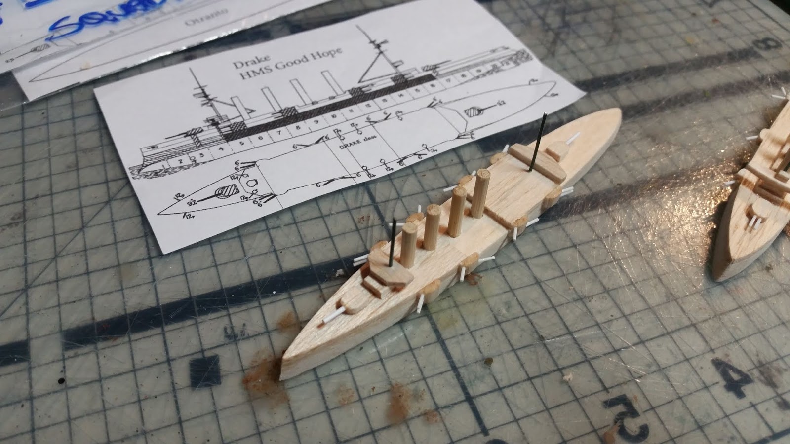 Scratch Building 1/1500 WWI Ships