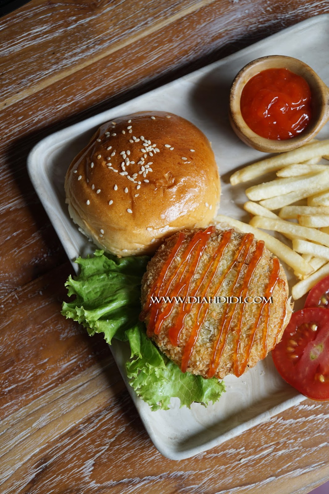 Diah Didi's Kitchen: Burger Goreng Praktis