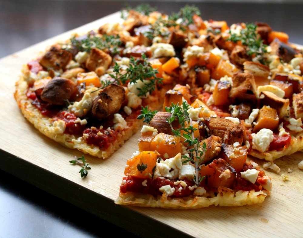 Cupcakes & Couscous: Roasted Butternut and Rice Pizza
