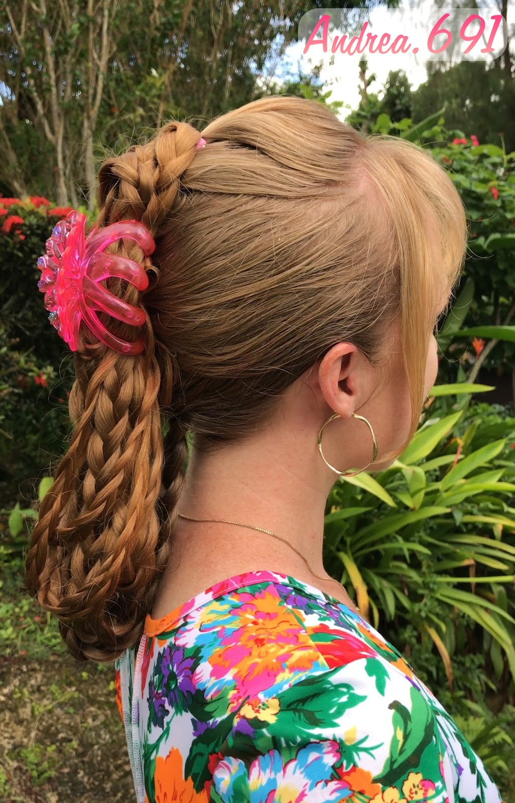 Braids & Hairstyles for Super Long Hair: Instead of a bunch of flowers ...