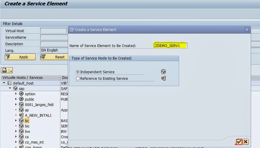 Creating a Service in SICF & Consuming it. - SAP Community