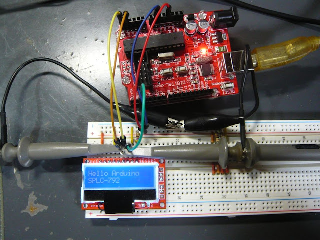 音源とオーディオの電子工作（予定）: PSoC 5LPでI2C LCDをテスト