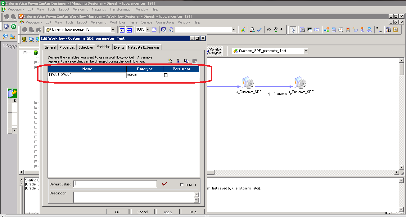 Oracle Bi And Dw Obiee Blog Workflow Pass Mapping Parameter Between Sessions
