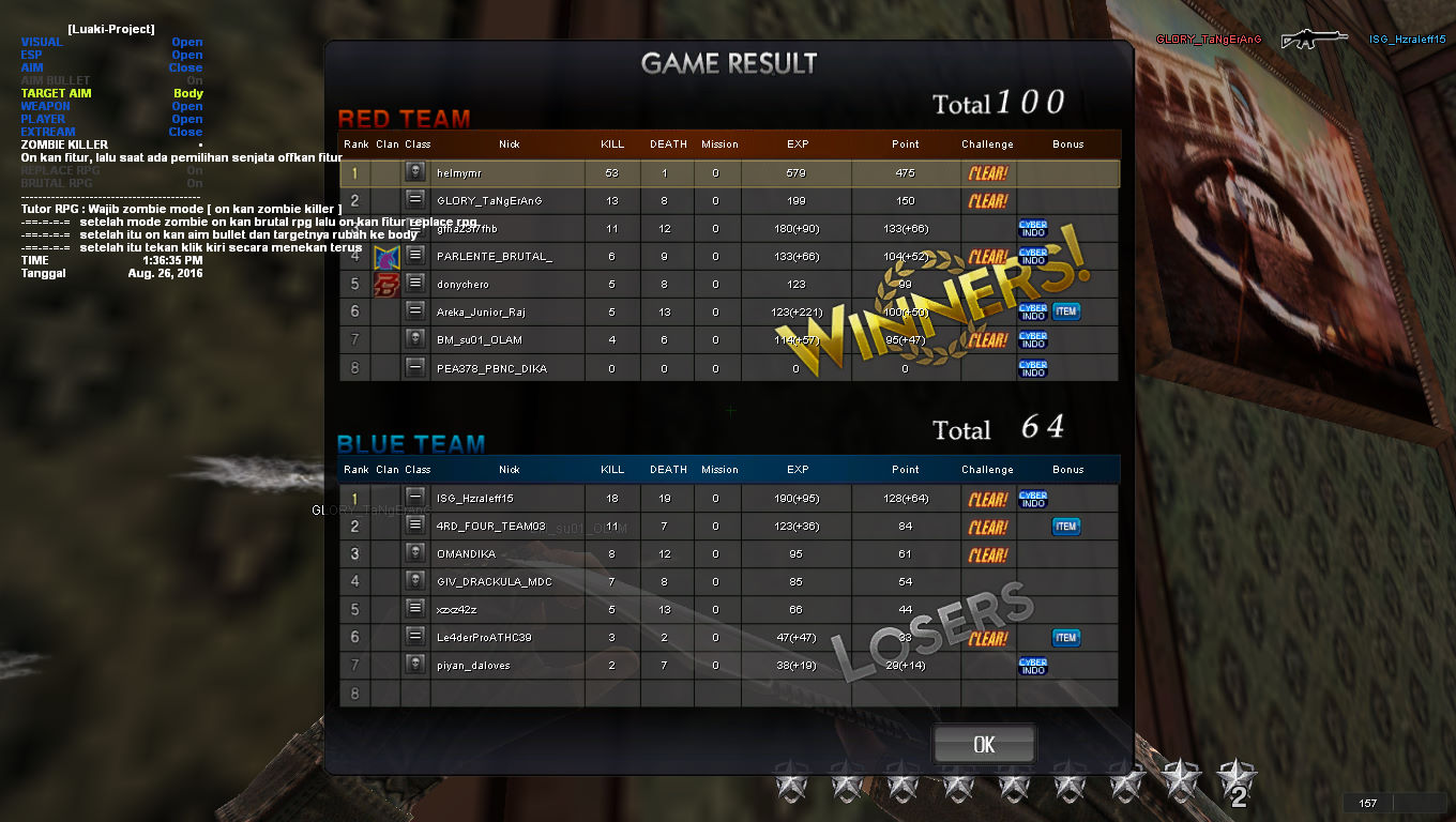 Cheat PBGI 27 Agustus Update Malming | Step Cheat 666| Free Cheat Game ...