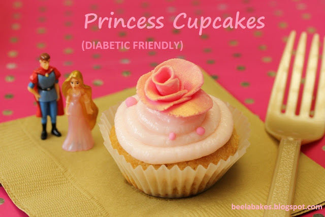 Princess Cupcakes (diabetic-friendly) | Beela Bakes