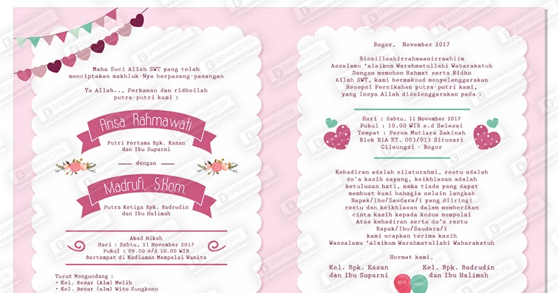 34+ Konsep Contoh Banner Undangan Pernikahan, Banner Pernikahan