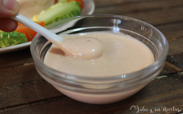 JULIA Y SUS RECETAS: Salsa rosa