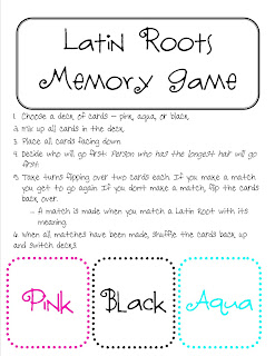 Scrappy Teaching in FL: Greek and Latin Roots / 30 Follower Freebie