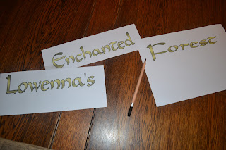 Enchanted Forest Sign Making