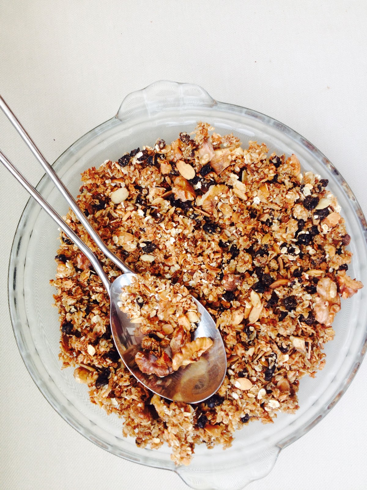 Moss and Mumble: Honey Coconut Walnut Granola