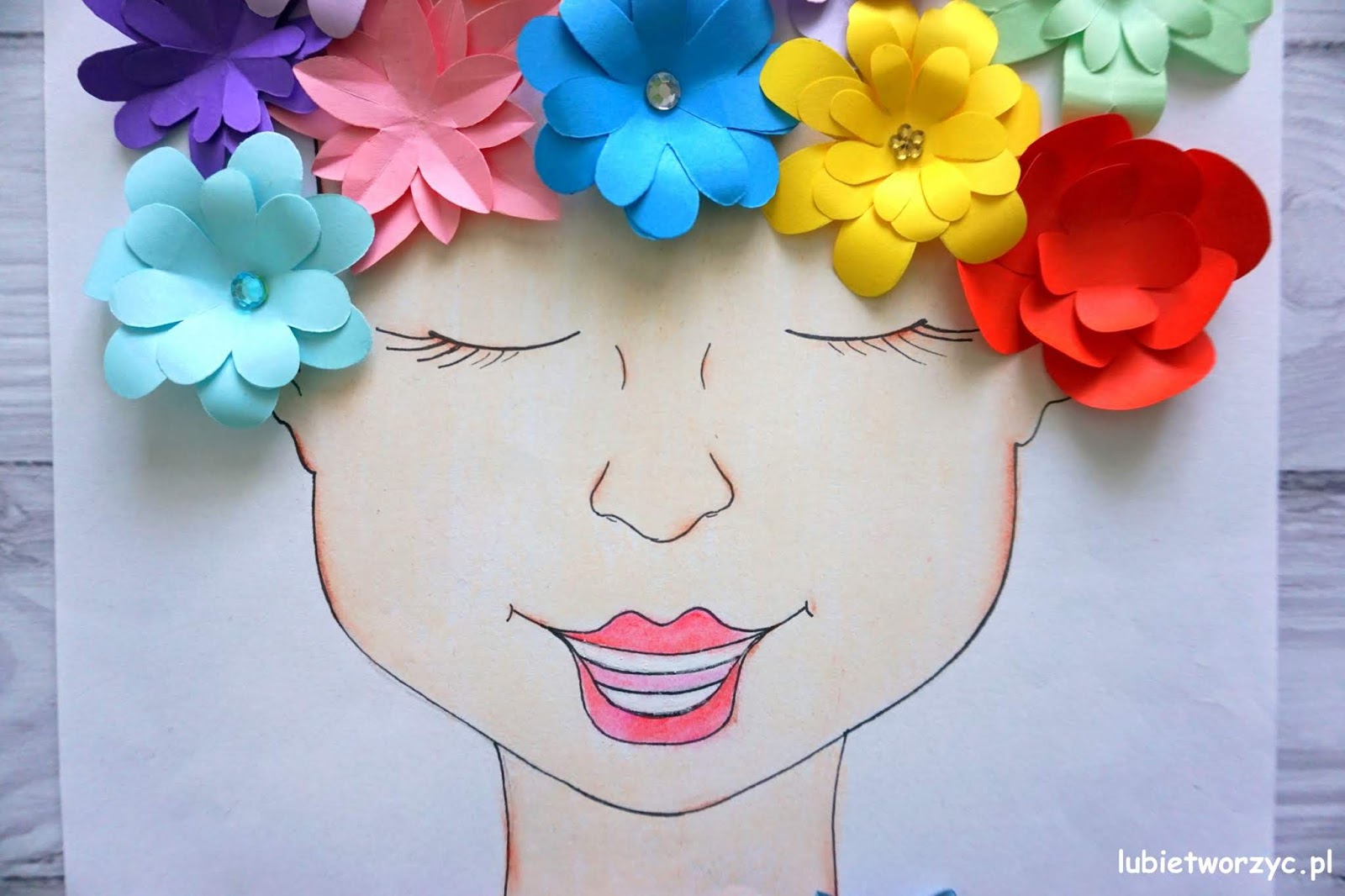 Portret Pani Wiosny - praca plastyczna (video)