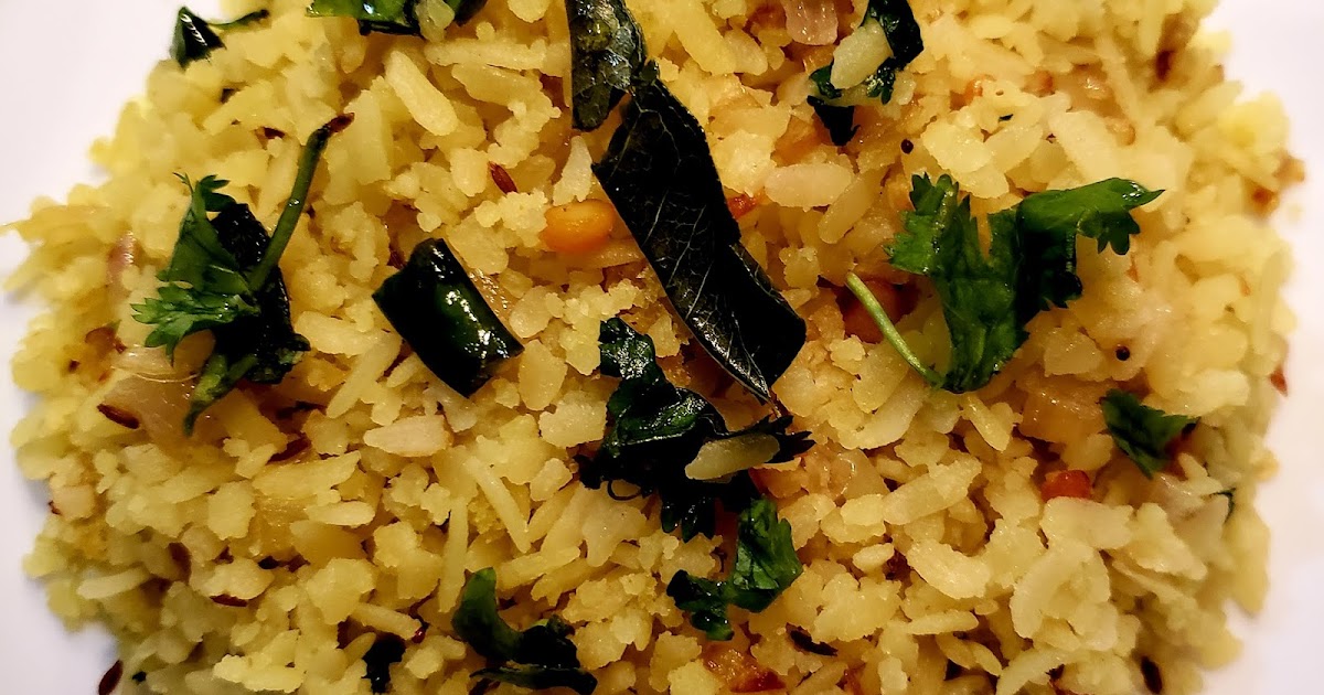 Poha Upma/Atukula Upma/Flattened Rice Upma