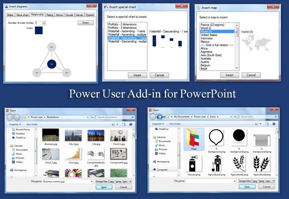 مكتبة عميقة من القوالب Power-user for PowerPoint and Excel 1.6.631.0 مكتبة عميقة من القوالب Power-user for PowerPoint and Excel 1.6.631.0
