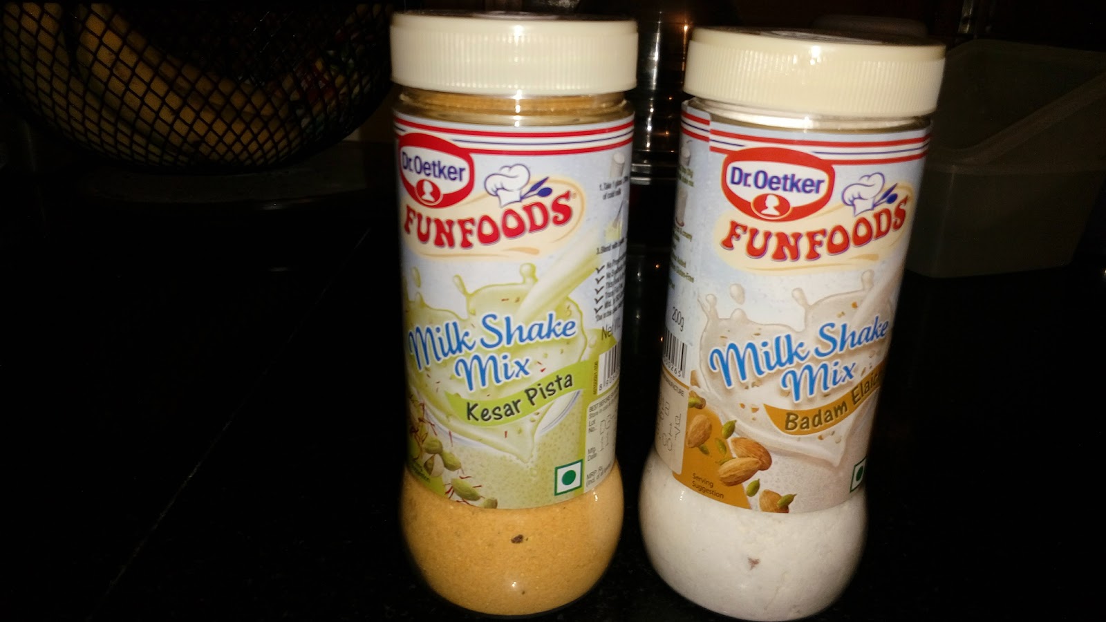 Dr. Oetker Funfood's Milk Shake Mix In Kesar Pista And Badam Elaichi