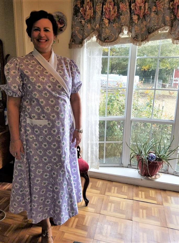 Sewing a 1930's Hooverette Dress- Guest Post by A Very Vintage Farm Girl