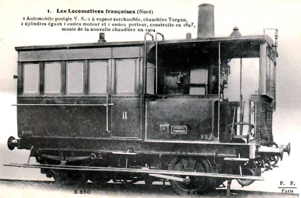 transpress nz: French steam postal railcar, 1897