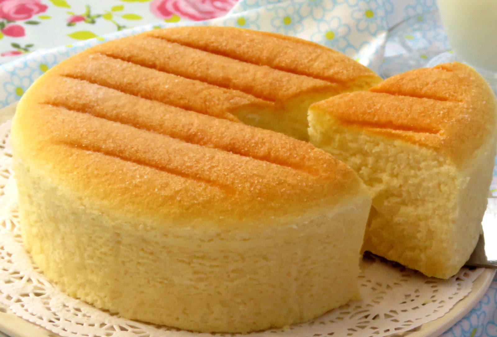 Josephine's Recipes : Homemade Japanese Cotton Cheesecake 日本棉花芝士蛋糕