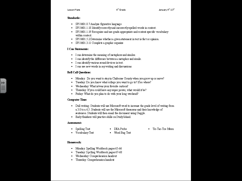 eei lesson plan template