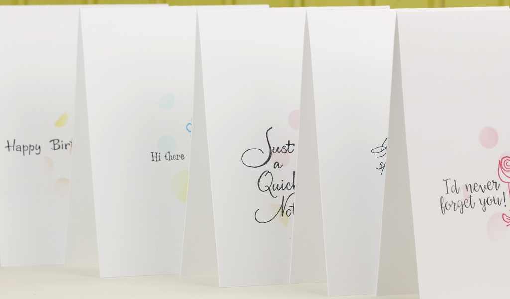 stationery Styles: Simple Gift card set by Serendipity Stamps