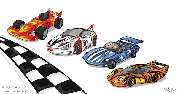 "Oh, Dakuwaqa!" - The Shark comics and cartoons: Race Sharks