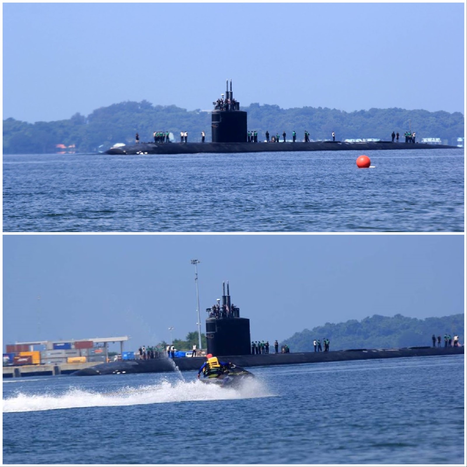 USS Greeneville sub arrives in Subic Bay | SubicNewsLink
