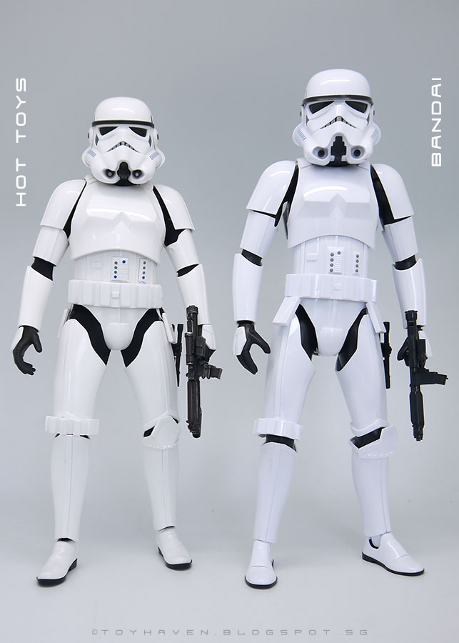 toyhaven: Comparison pictures of Hot Toys 1/6th scale Star Wars ...