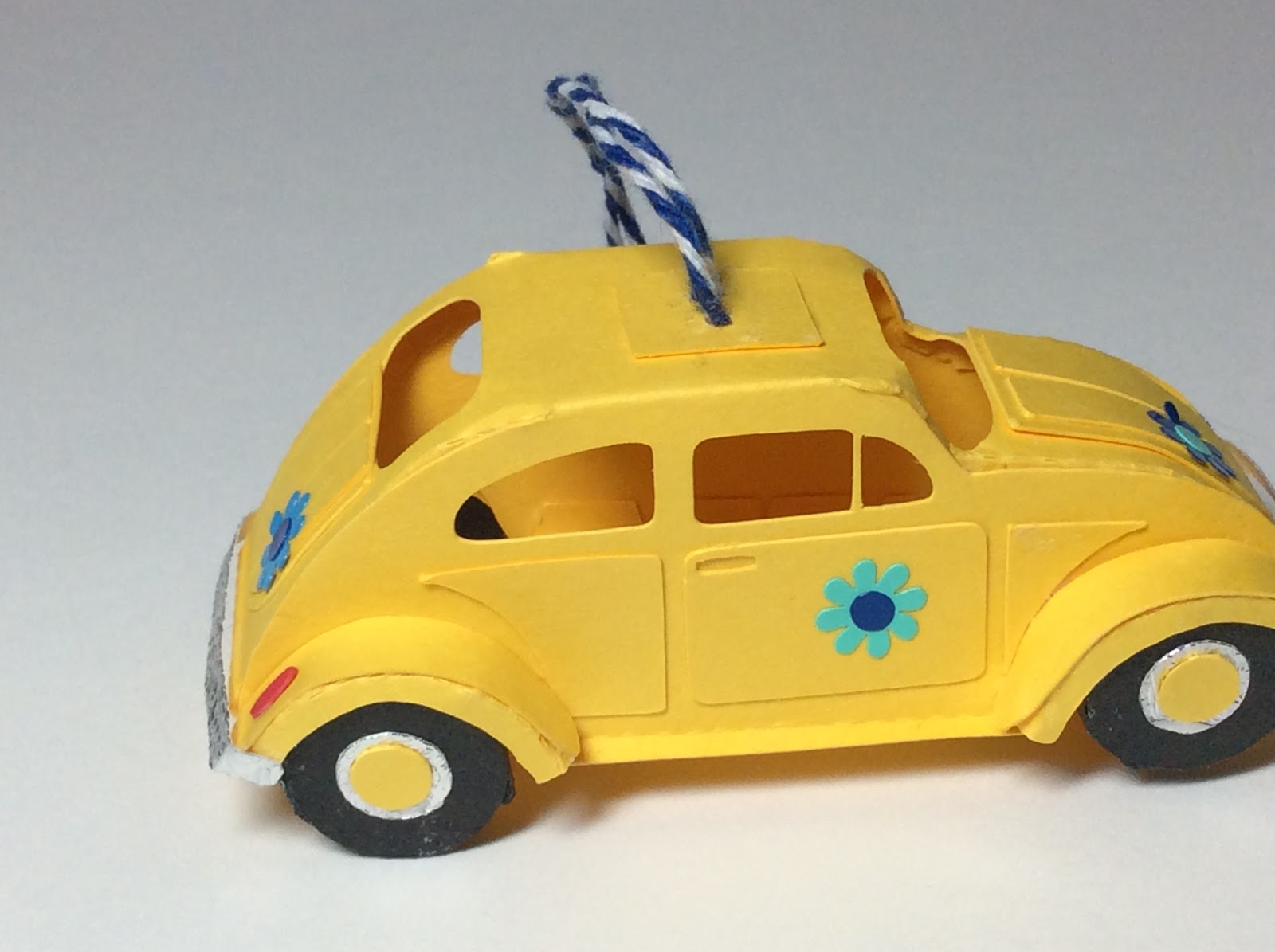 Papercrafts and other fun things: VW Love Bug Ornament for the ...