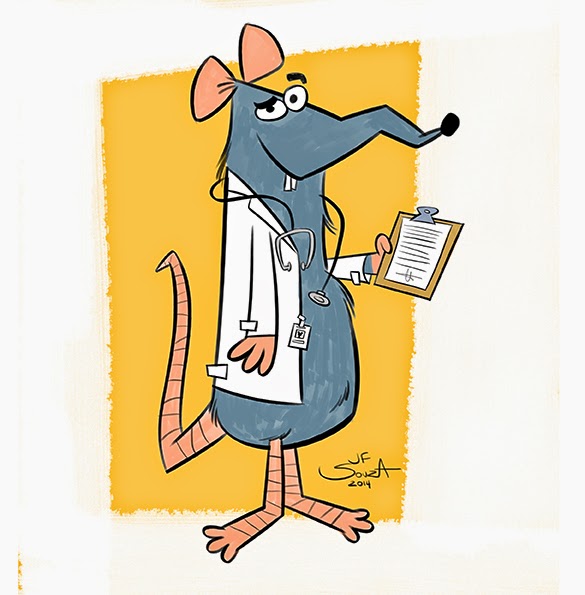 JF Souza TOONS: Dr. Mouse