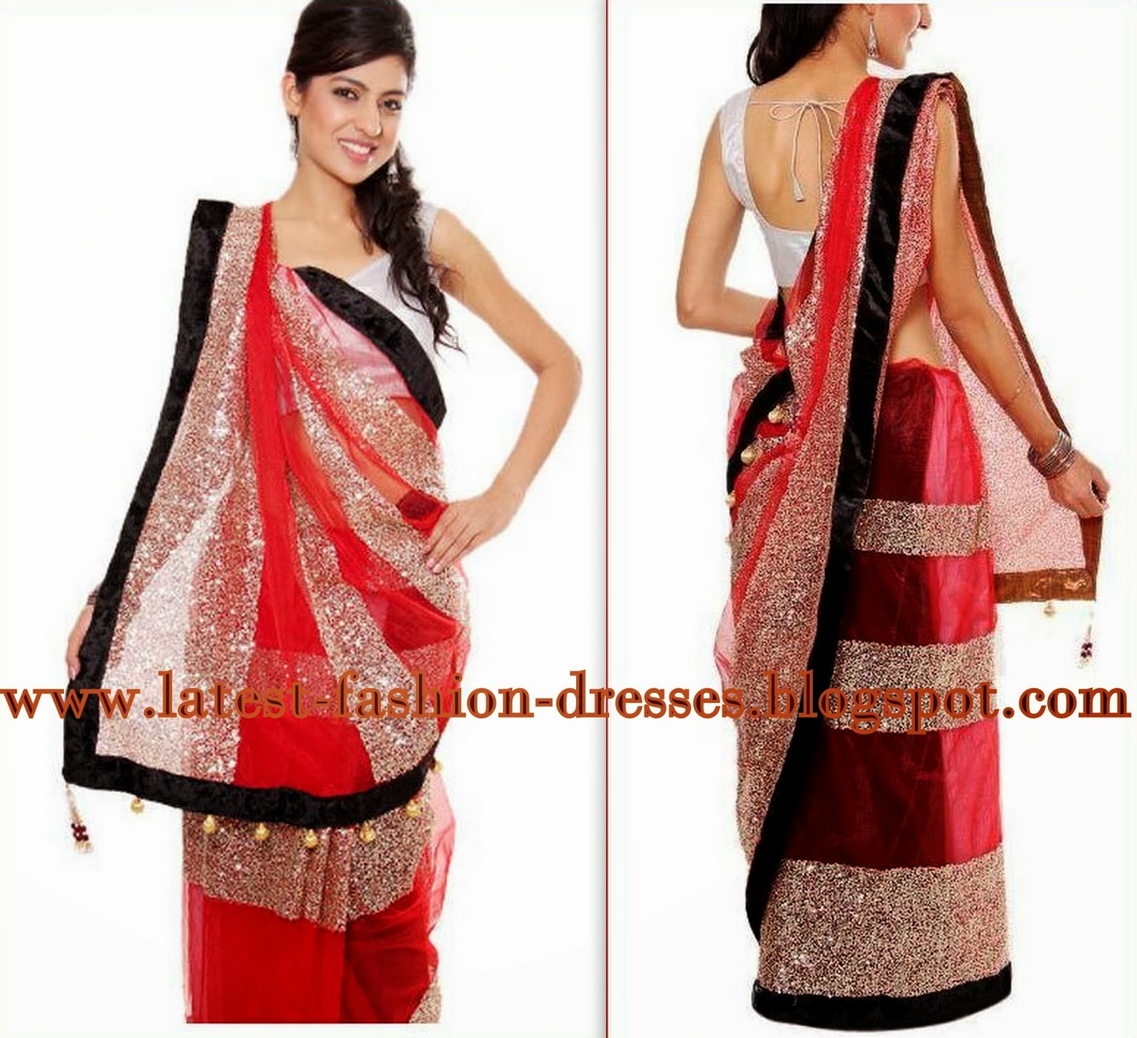 LATEST SOUTH INDIAN DESIGNER SAREE AND BLOUSE NECK DESIGNS COLLECTIONS ...