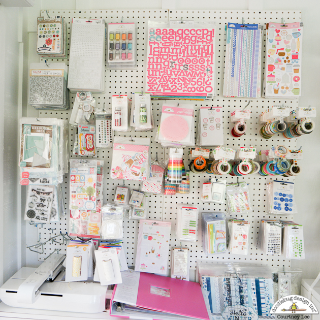 Doodlebug Design Inc Blog: Craft Room Tour with Courtney Lee