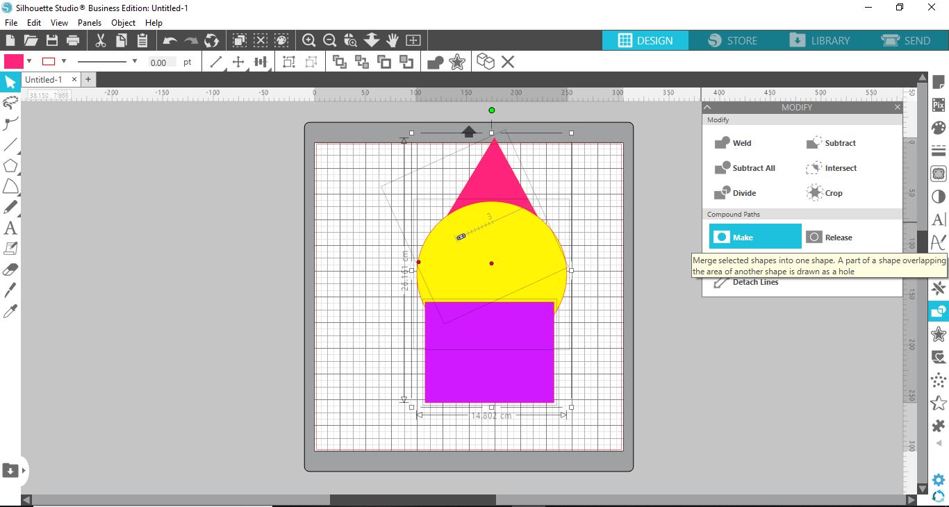 How To Use The Modify Tool In Silhouette Studio | Design Bundles