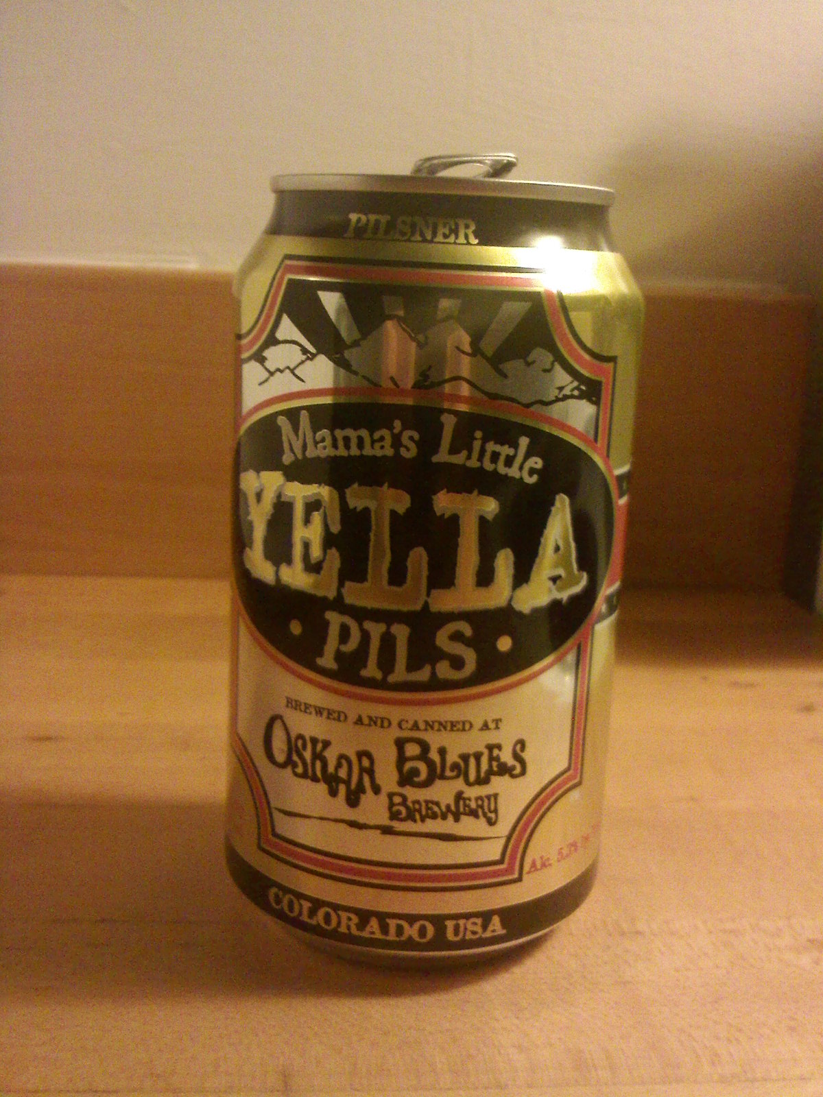 Oskar Blues Brewery Mama's Little Yella Pils | I Love The Sauce