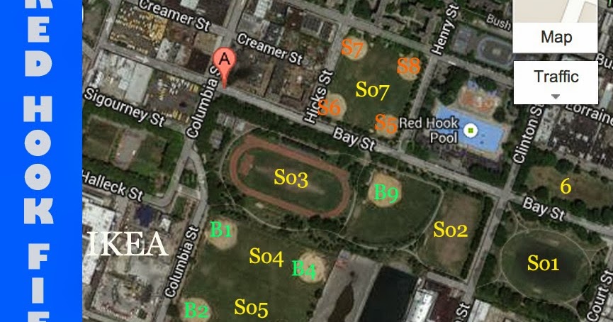 BFS Athletics: Map of Red Hook Fields